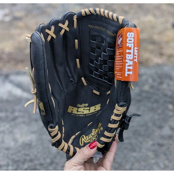 Rawlings | Other | Rawlings 3 Softball Glove Ss13w Leather Palm Lefty Left Hand Thrower Lht New ...